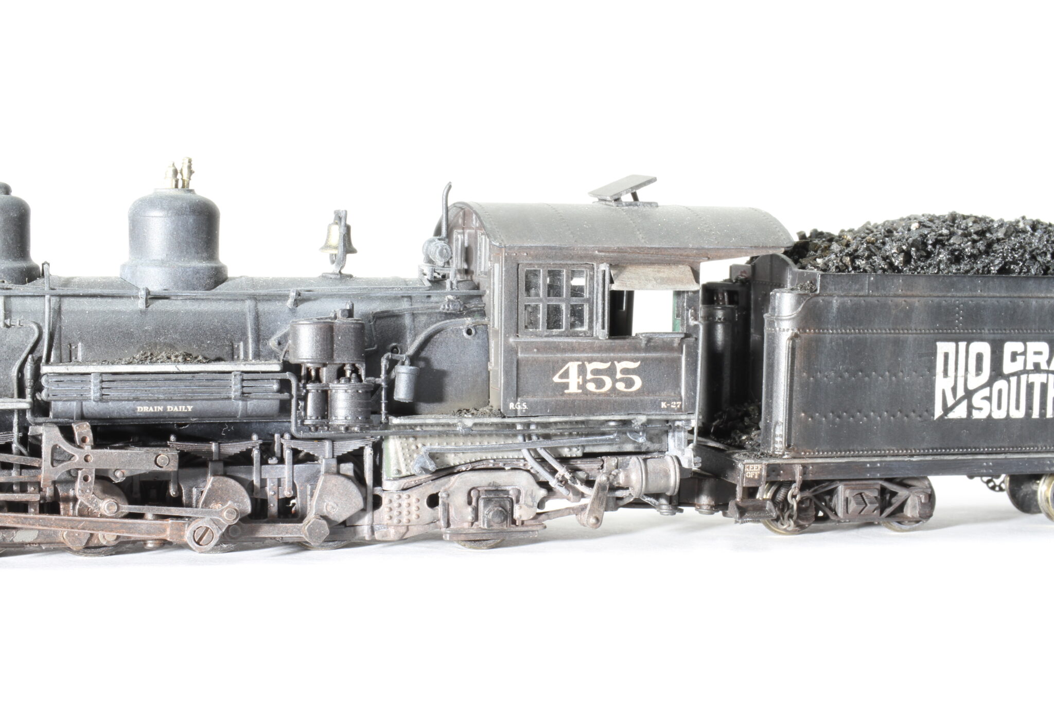 RGS K-27 #455 Pre-Wreck – Rocky Mountain Model Railroad Studio